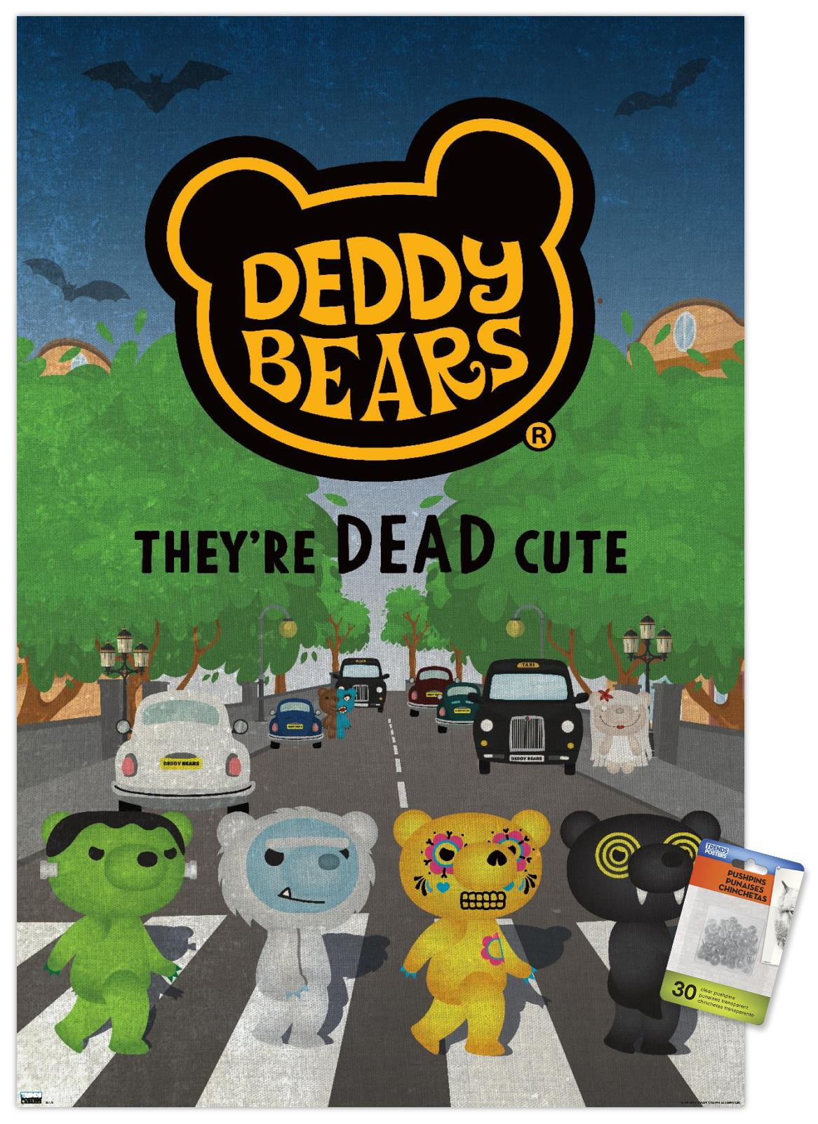 Deddy Bears - Dead Cute Wall Poster with Magnetic Frame, 22.375" x 34 ...