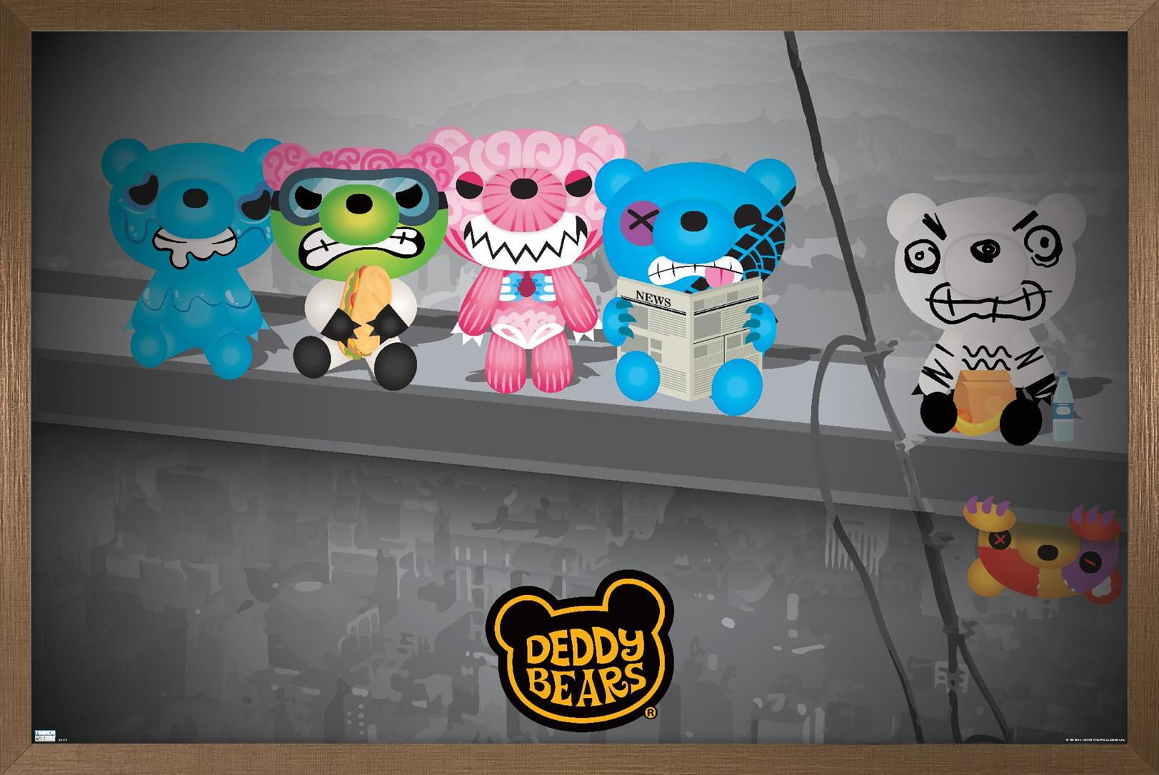 Deddy Bears - Lunch On A Skyscraper Wall Poster, 14.725" x 22.375 ...