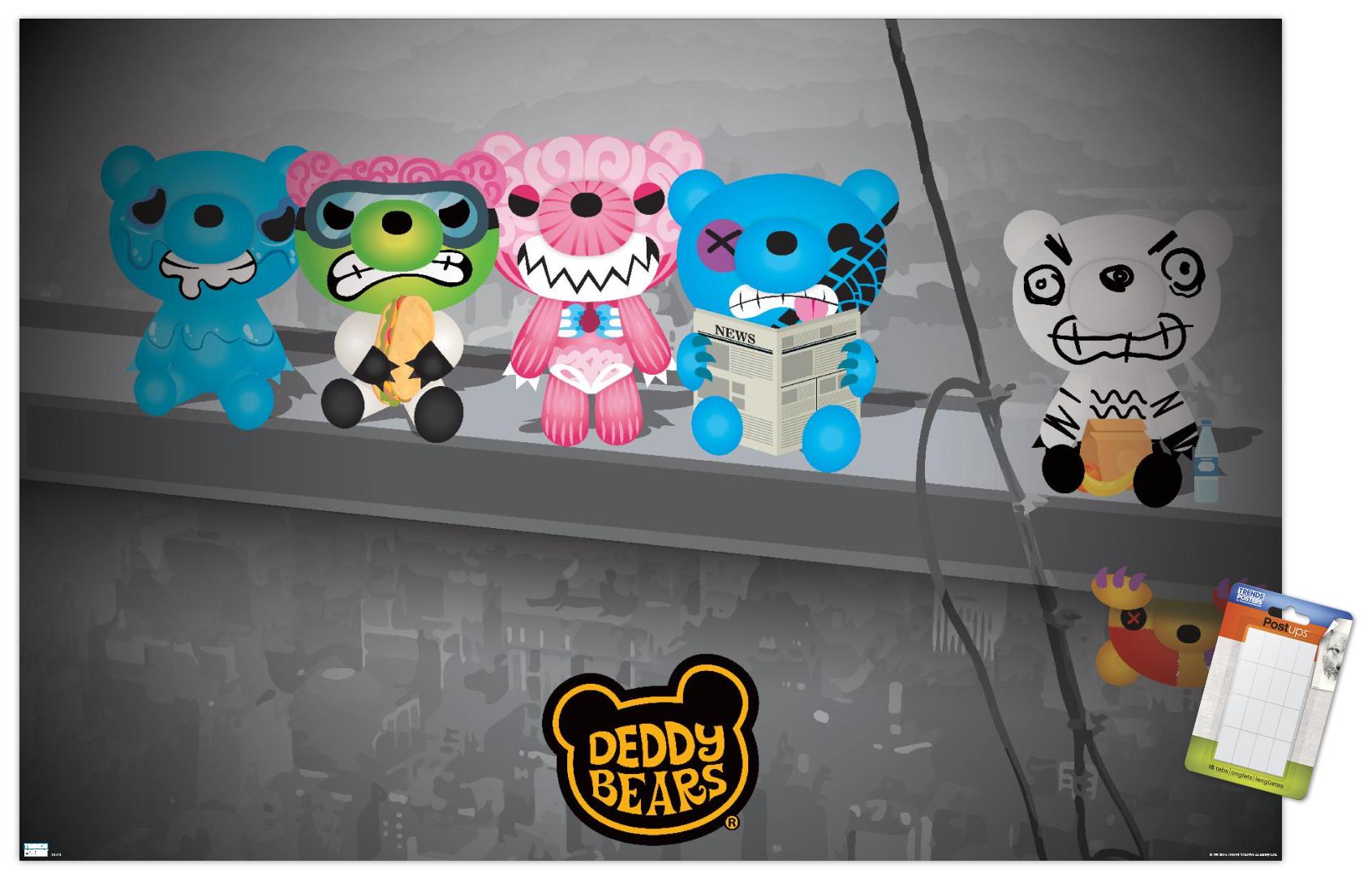 Deddy Bears - Lunch On A Skyscraper Wall Poster, 22.375" x 34 ...