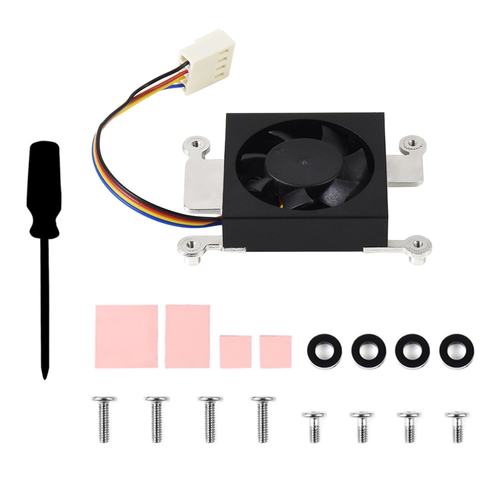 Dedicated Cooling Fan Thermal Tapes Heatsinks Metal Frame for Raspberry ...