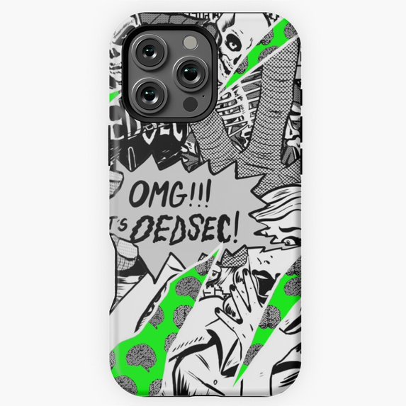 Dedsec Hacker Fan Inspired Artwork iPhone Case 17 16 15 14 13 12 11 Pro ...