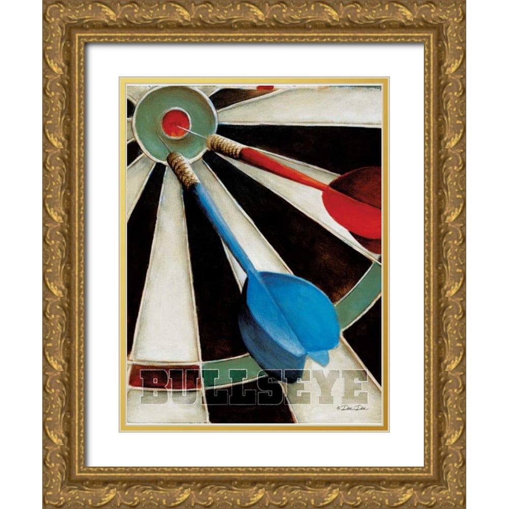 Dee Dee 12x14 Gold Ornate Wood Framed with Double Matting Museum Art ...