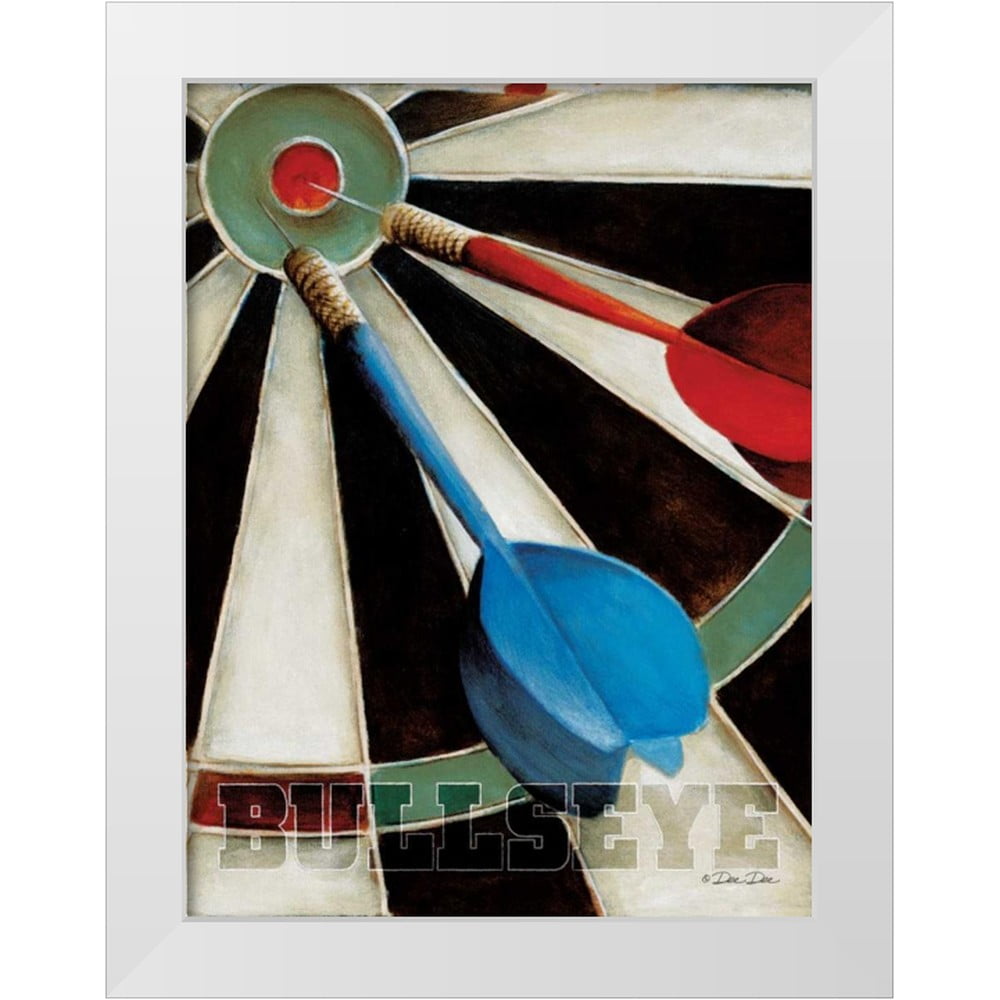 Dee Dee 12x14 White Modern Wood Framed Museum Art Print Titled ...