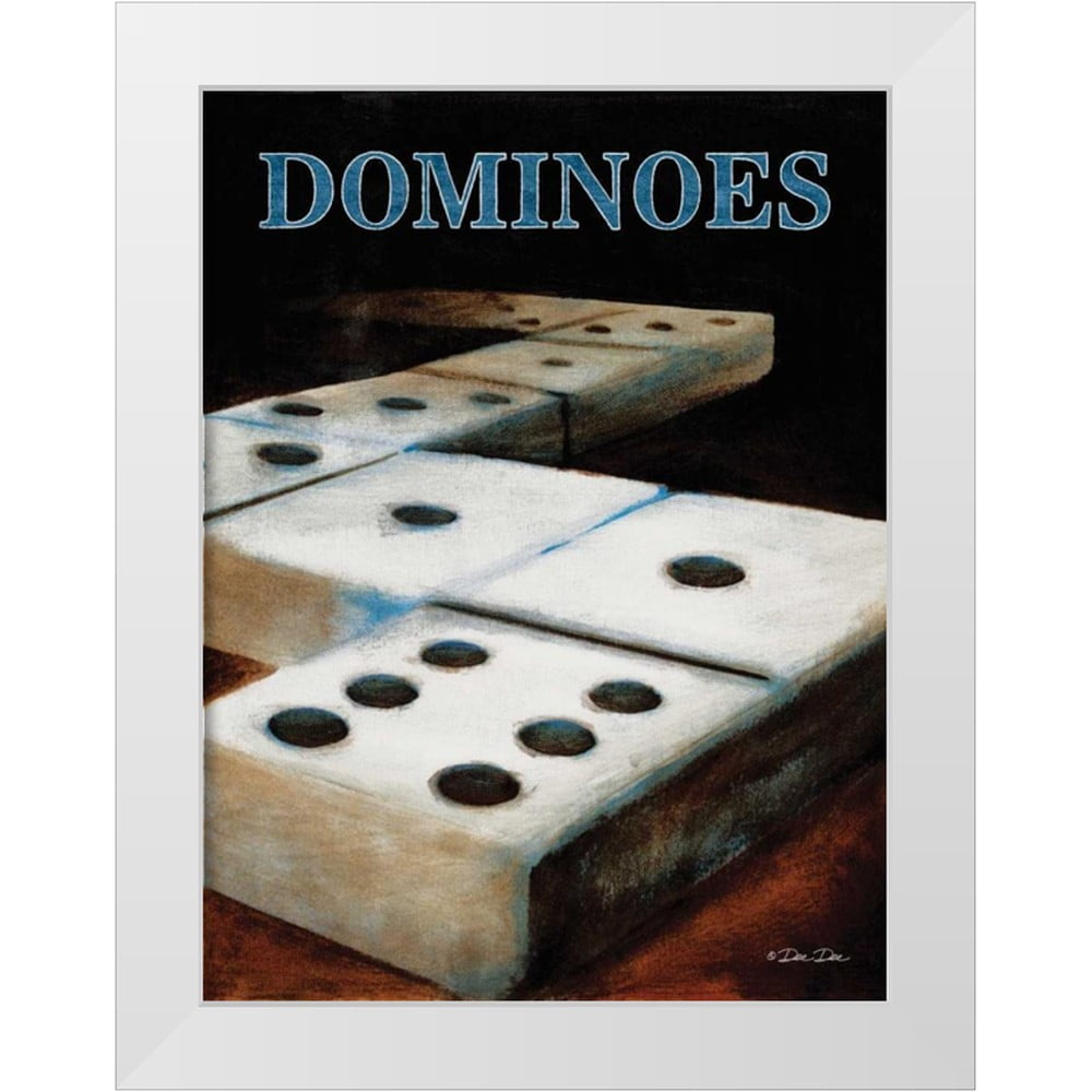Dee Dee 12x14 White Modern Wood Framed Museum Art Print Titled ...