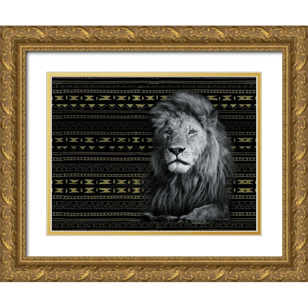 Dee Dee 14x12 Gold Ornate Wood Framed with Double Matting Museum Art ...