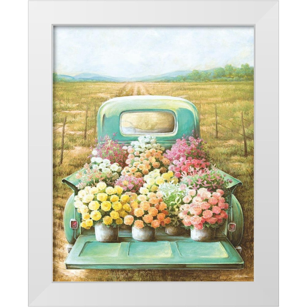 Dee Dee 15x18 White Modern Wood Framed Museum Art Print Titled ...