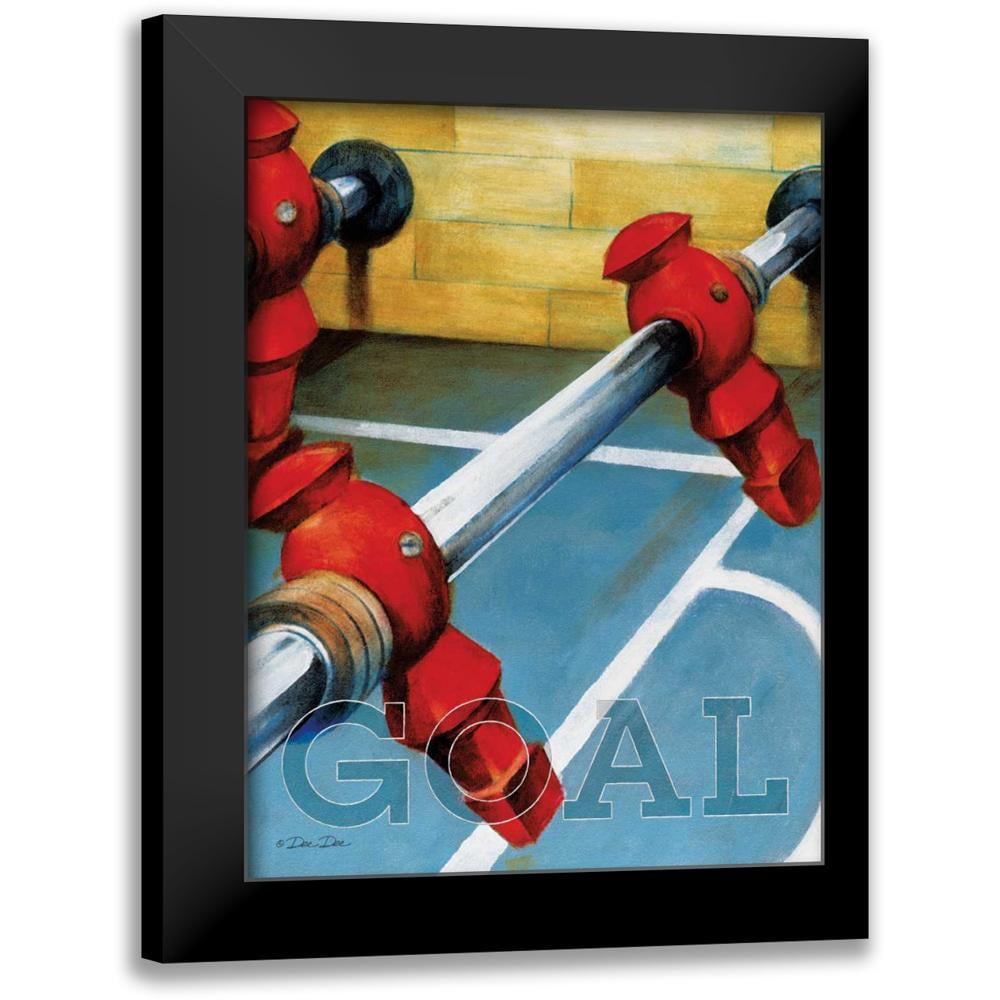 Dee Dee 19x24 Black Modern Framed Museum Art Print Titled - Goal ...