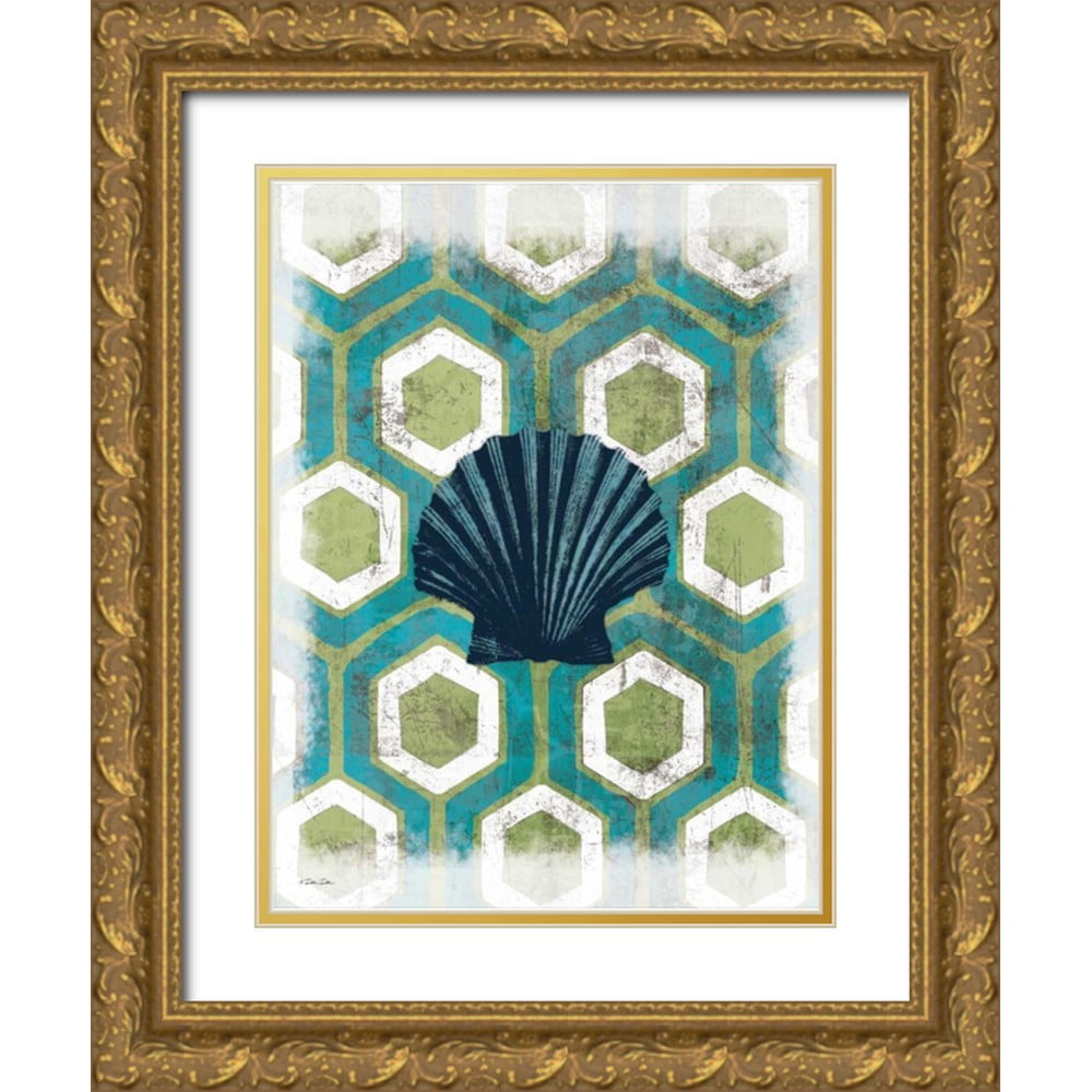 Dee Dee 19x24 Gold Ornate Wood Framed with Double Matting Museum Art ...