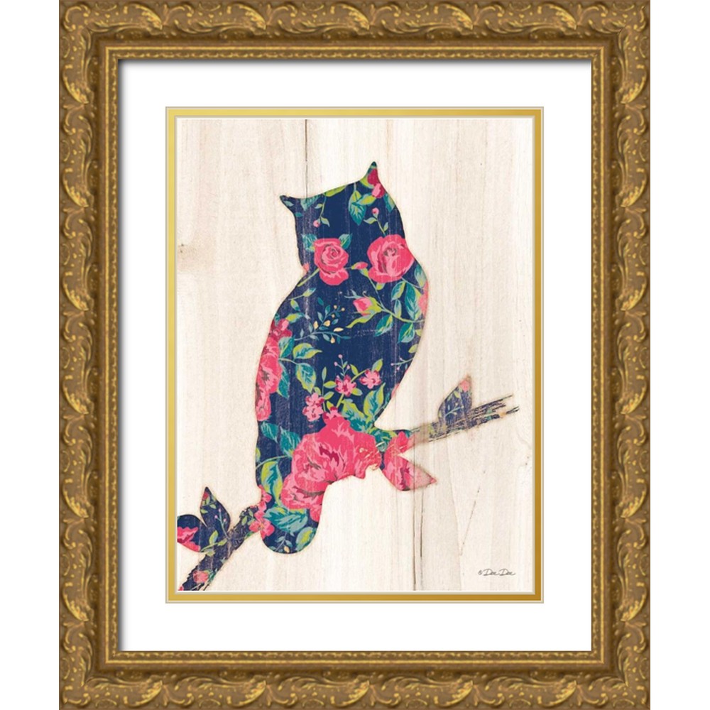 Dee Dee 19x24 Gold Ornate Wood Framed with Double Matting Museum Art ...