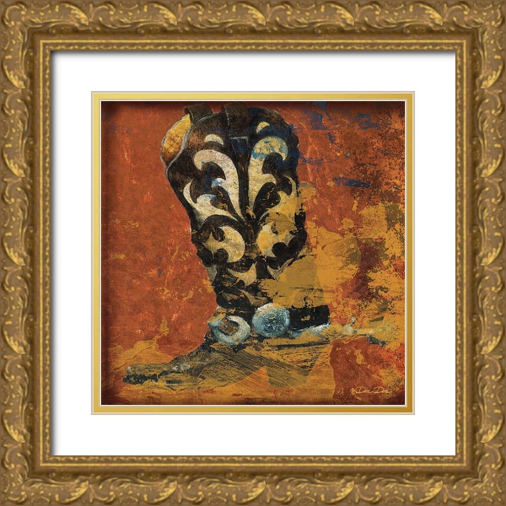 Dee Dee 20x20 Gold Ornate Wood Framed with Double Matting Museum Art ...
