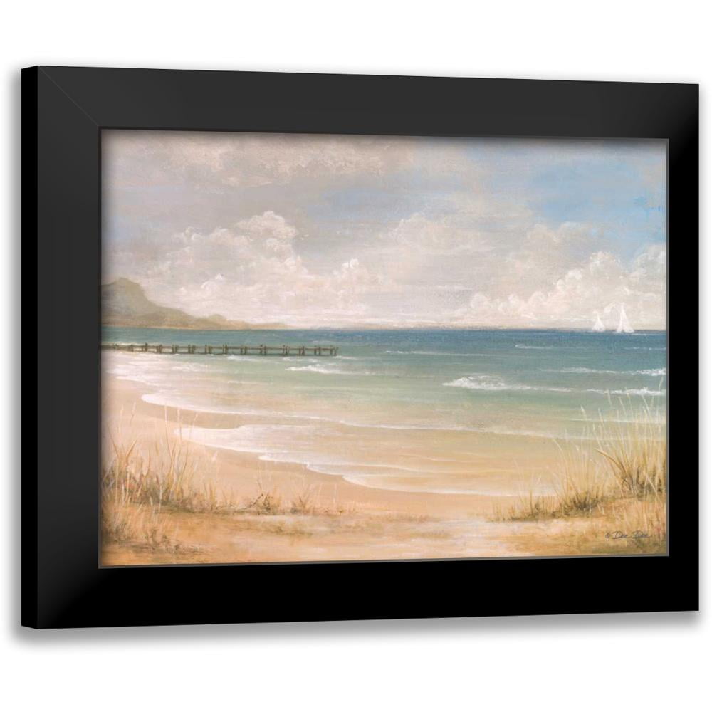 Dee Dee 24x19 Black Modern Framed Museum Art Print Titled - Pier View ...