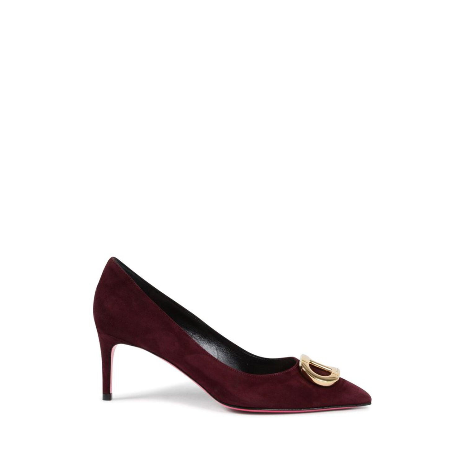 Dee Ocleppo Bordeaux SCAMOSCIATO Pump - Walmart.com