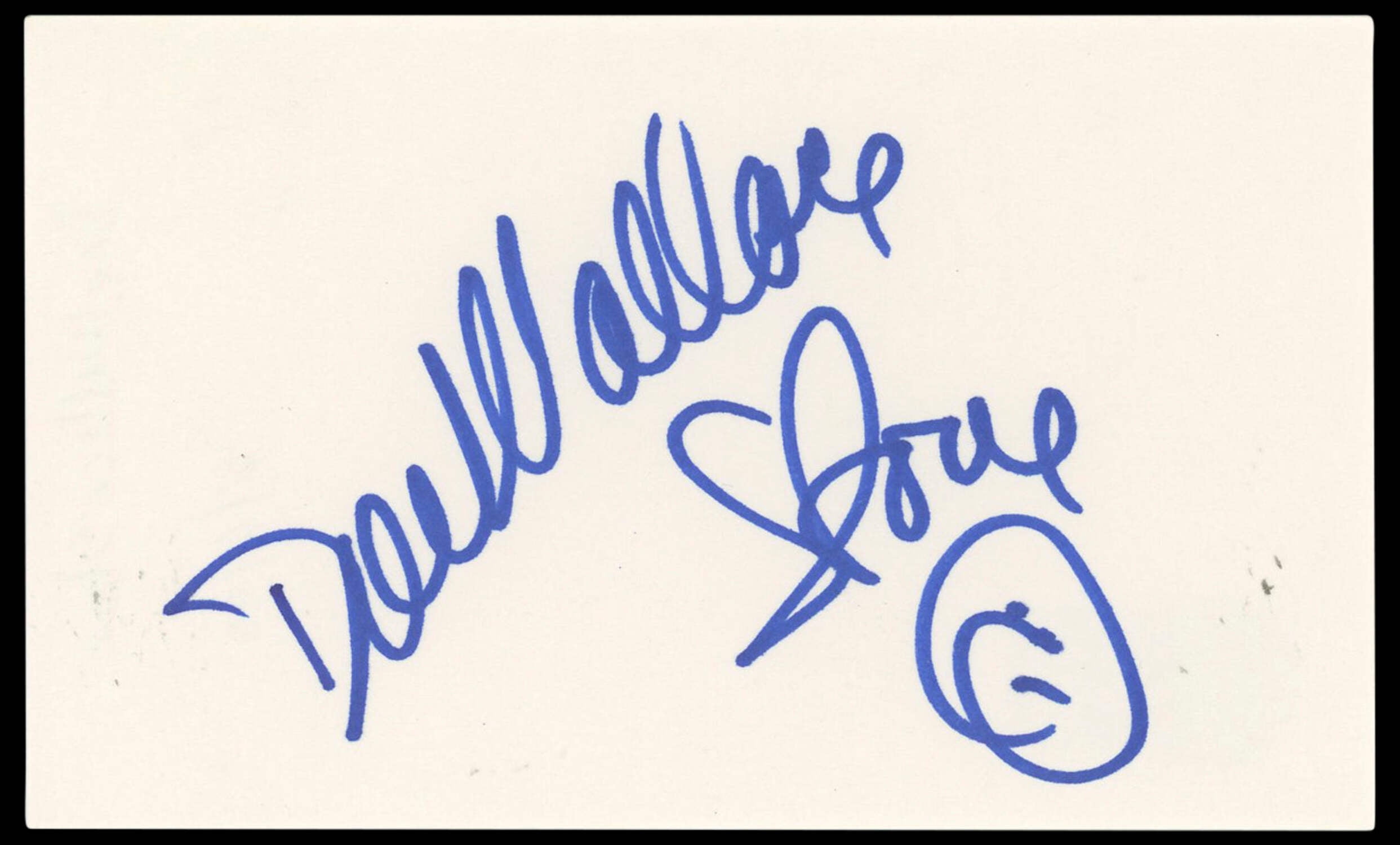 Dee Wallace Stone My Little Margie Authentic Signed 3x5 Index Card BAS ...