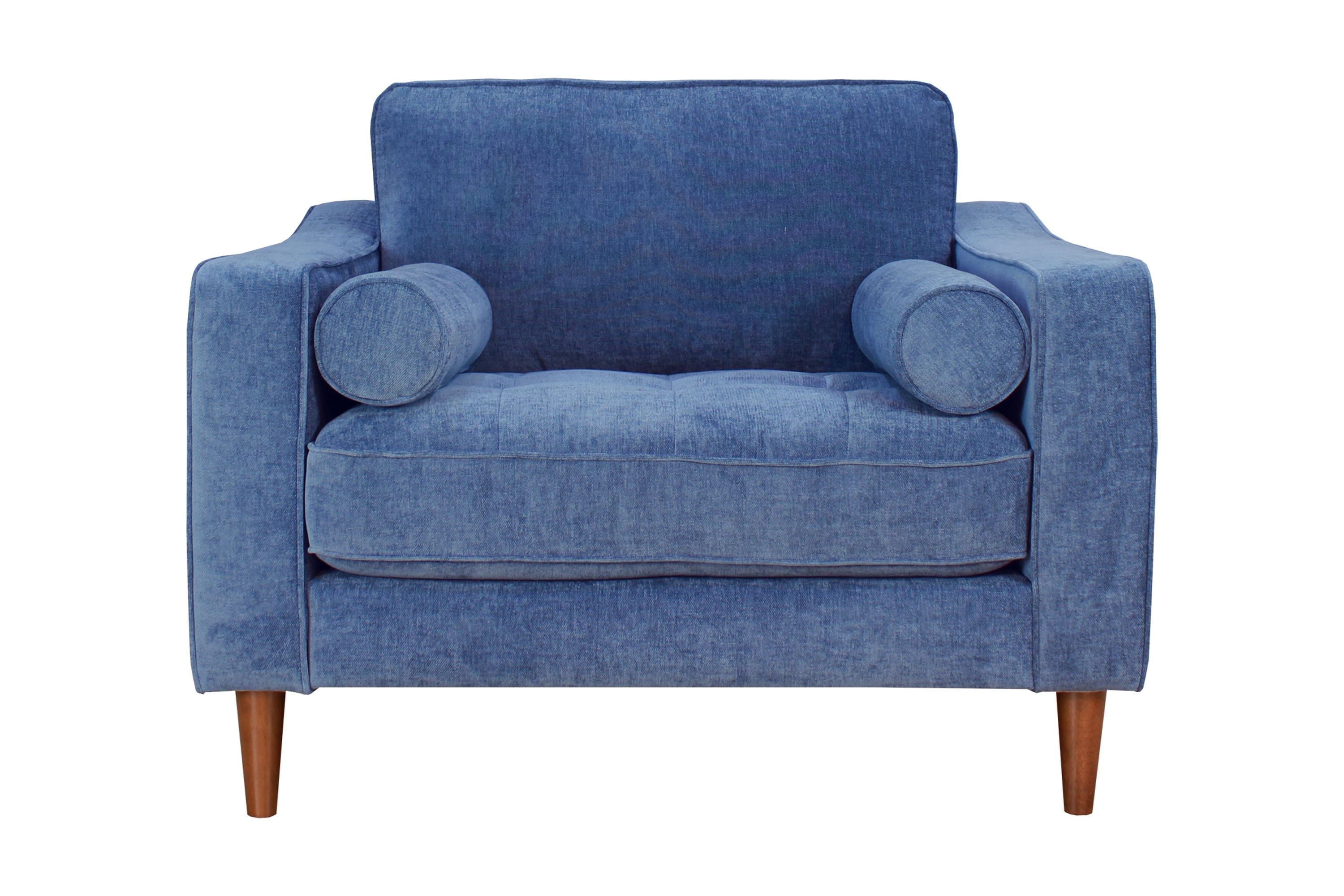 DeeHome ANDERSON CHAIR - DENIM BLUE - Walmart.com