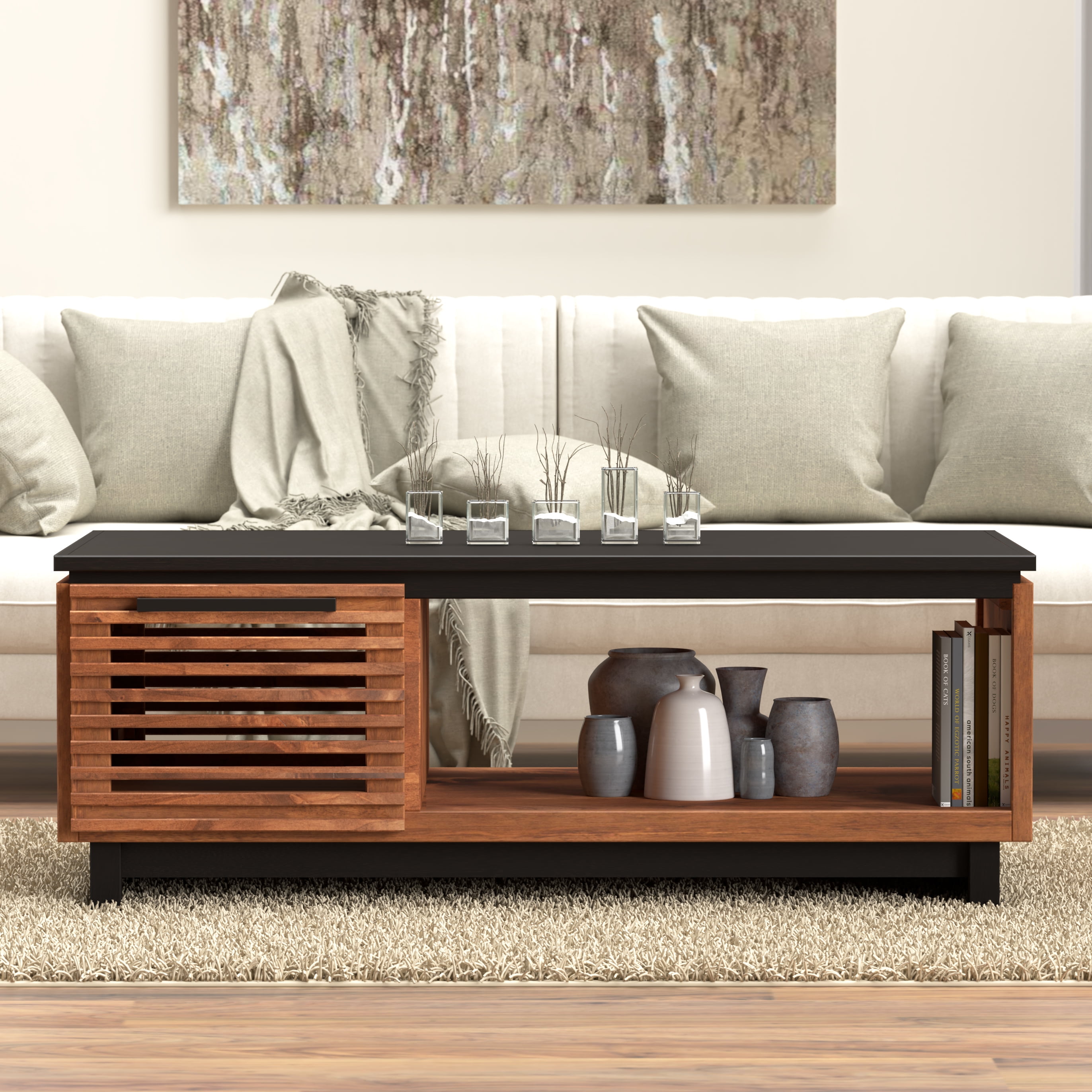 DeeHome Bridgevine Home Graceland 47" Coffee Table, No Assembly ...