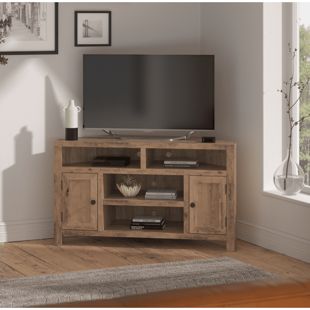DeeHome Bridgevine Home Joshua Creek 52 inch Corner TV Stand for TVs up ...