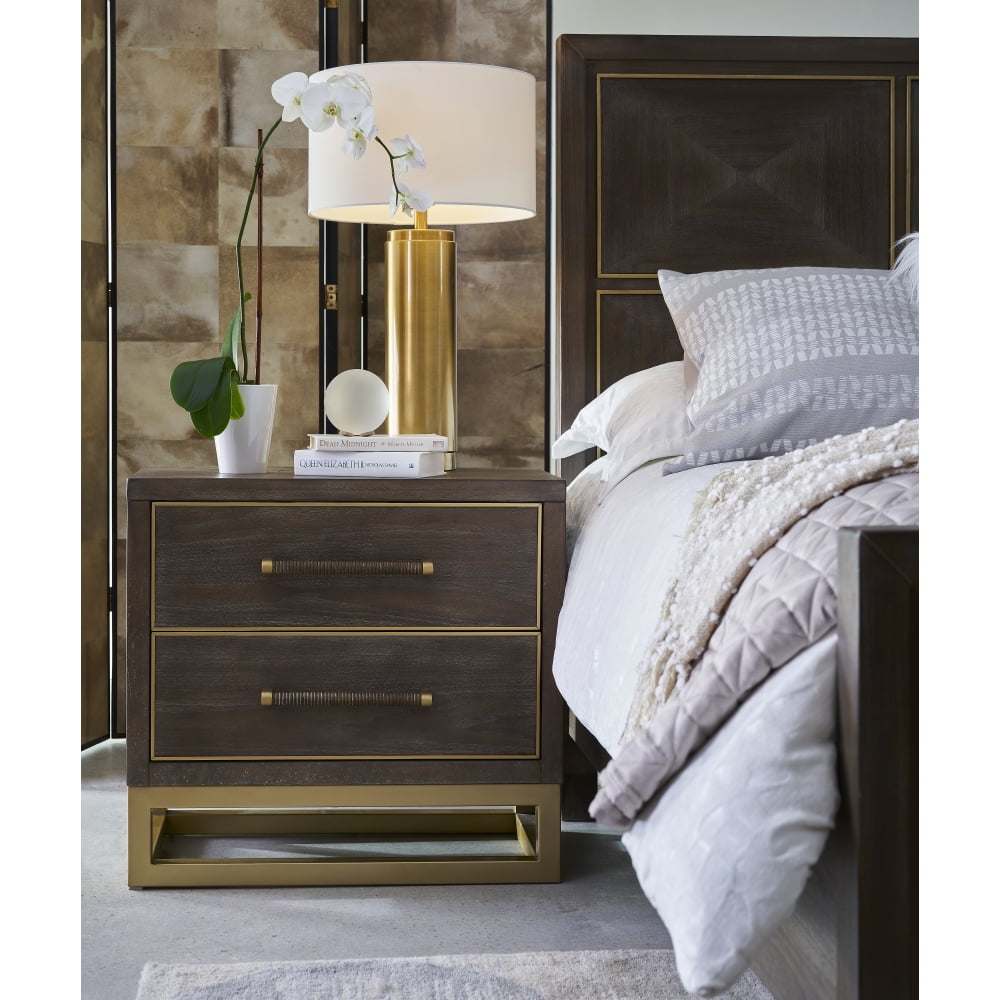 DeeHome Bridgevine Home Tango 2 Drawer Nightstand, No Assembly Required ...