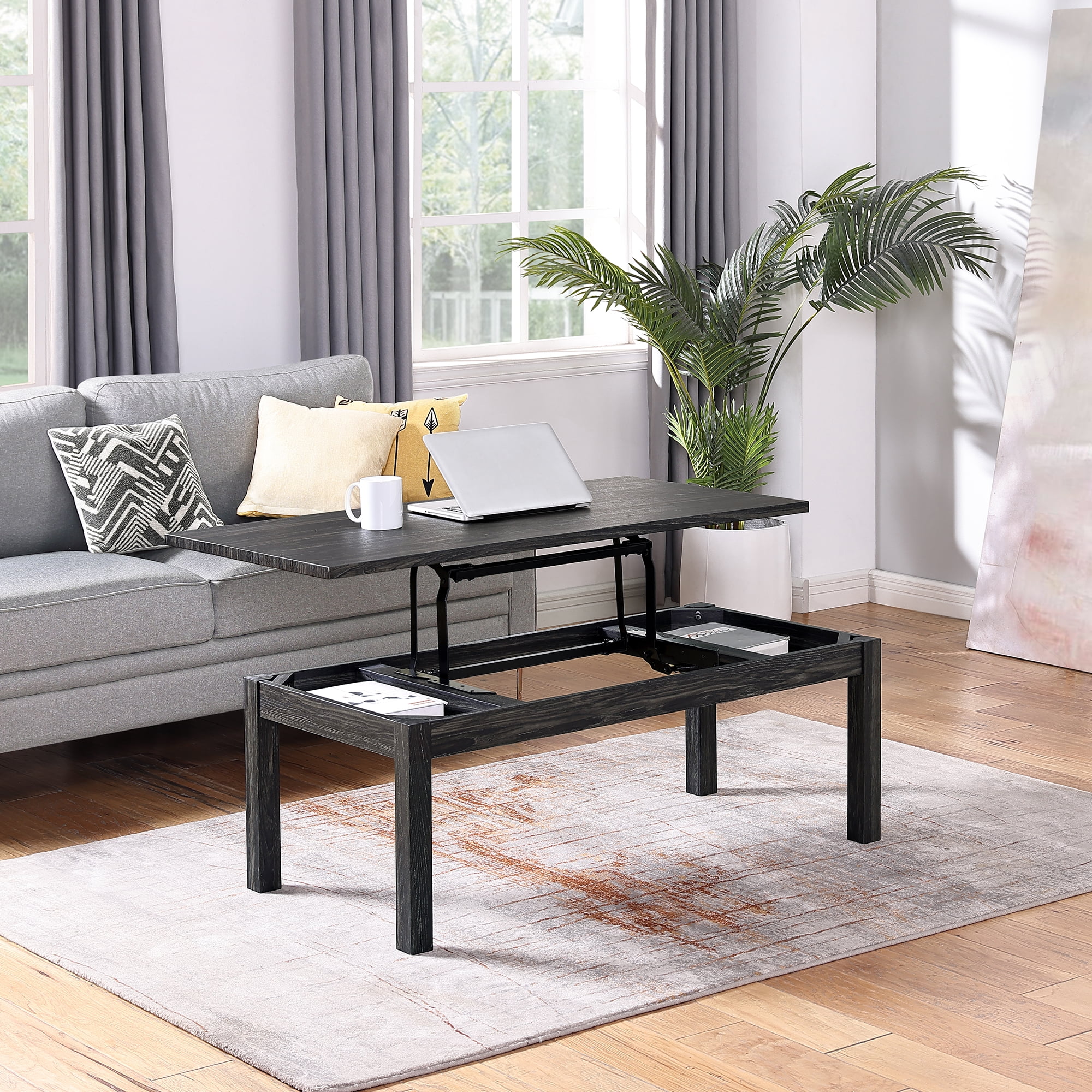 DeeHome Coffee Table, Lift Top Coffee Tables for Living Room,Rising ...