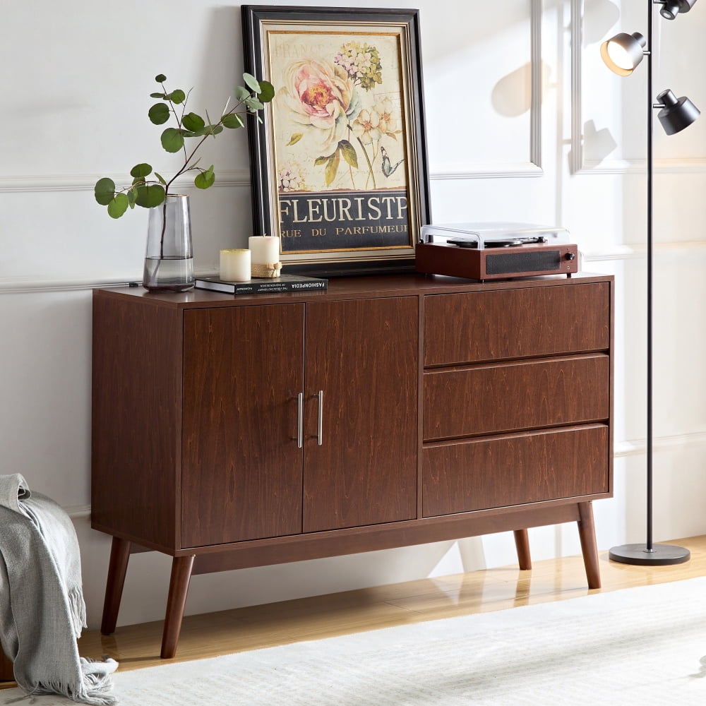 DeeHome JaydenMax Sideboard Buffet Console Table with Drawers, Media ...