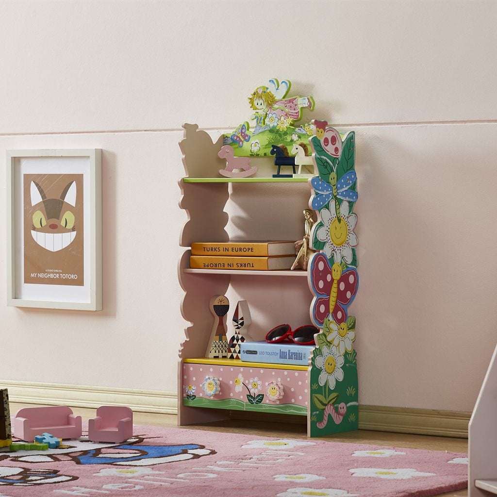 DeeHome Kids Funnel Olivia the Fairy Girls Hand Painted 3 Tier Flower ...