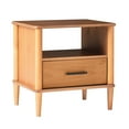 DeeHome Transitional Solid Wood Spindle Nightstand – Caramel - Walmart.com