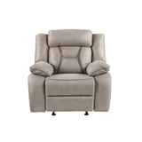 DeeHome Tyson - Glider Recliner - Pearl Silver - Walmart.com