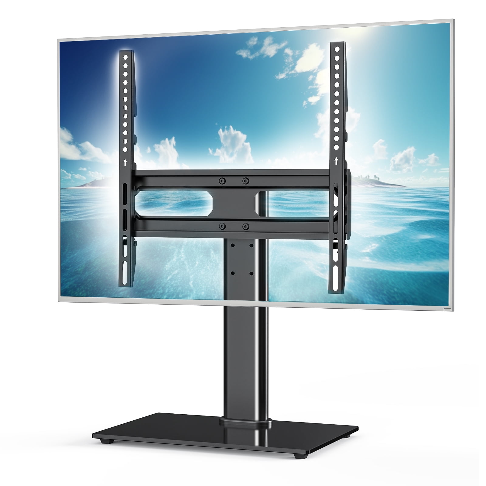 DeeHome Universal rotating TV stand, 3-height adjustable desktop TV ...