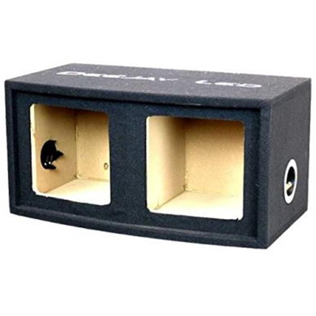 DeeJay Double Heavy Duty 10 in. Square Woofer Empty Car Speaker Box ...