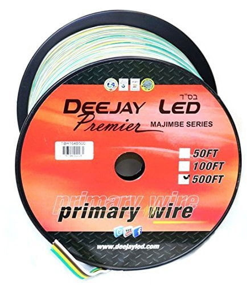 Deejay LED 500-foot 4-conductor 16 Gauge Primary Stranded Cable Ideal ...