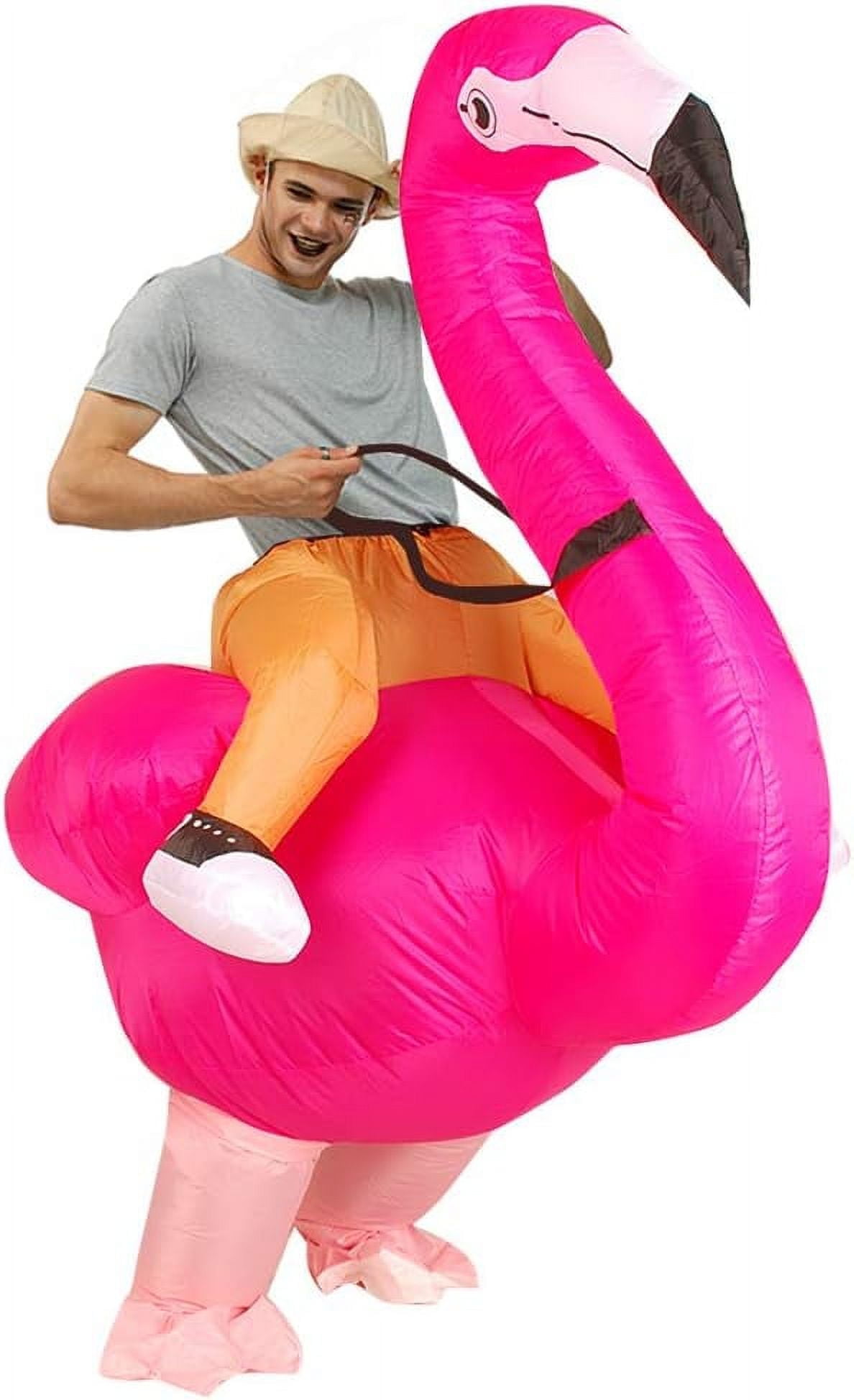 DomKom Adult Inflatable Flamingo Halloween Costume - Walmart.com