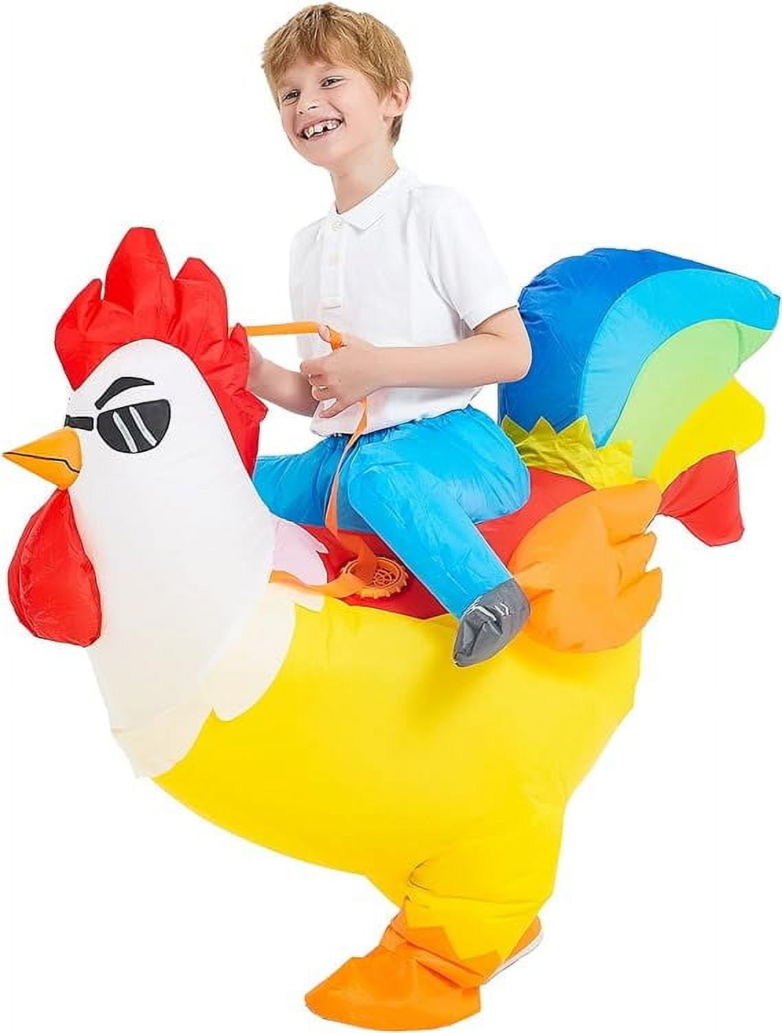 DeeKom Inflatable Rooster Chicken Costumes Teens, Blow up Trex Costume ...