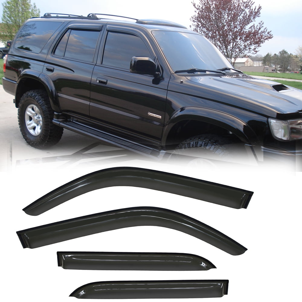 Deebior 94751 Original Side Window Wind Deflector,4pcs Outside Mount ...