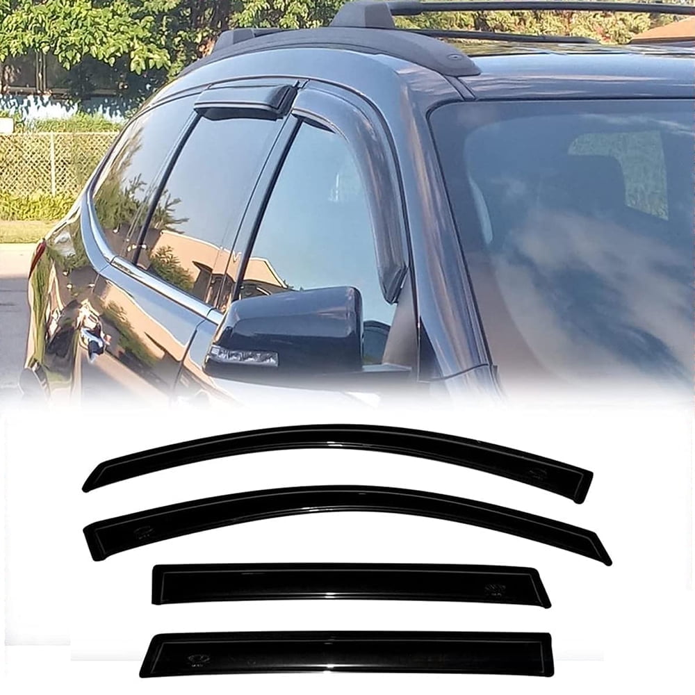 Deebior94161 Original Side Window Wind Deflector,4pc Outside Mount ...