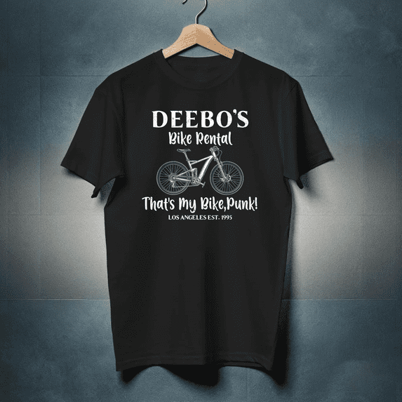 Deebo Bike Rental That’s My Bike Punk Funny Movie Quote Humor Unisex T-Shirt up to 5XL - Walmart.com