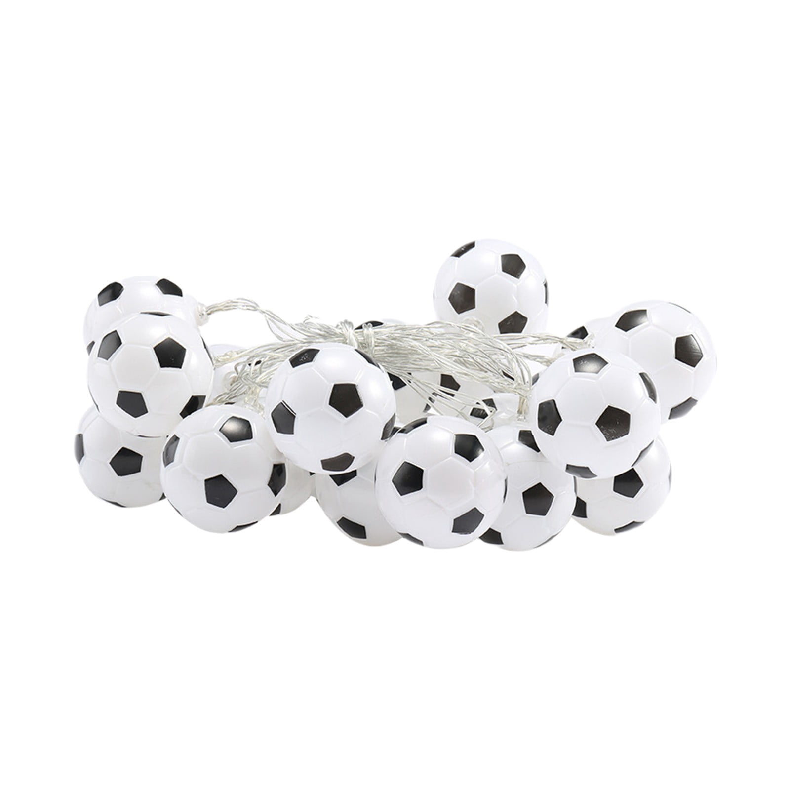 Deeceymbur 118 Inch Football LED String Lights Soccer Themed Battery ...