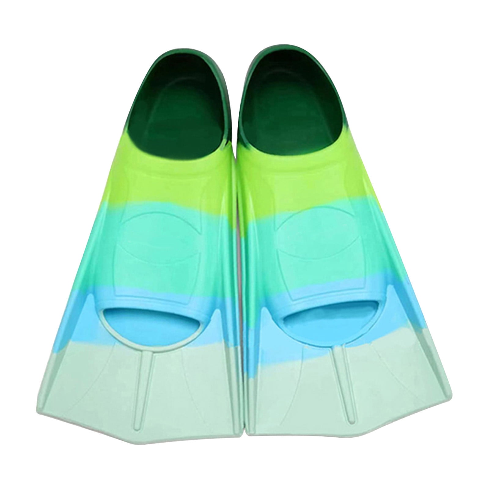 Deeceymbur 2 PCS Swim Fins Snorkeling Flippers for Adult Kids Swimming ...