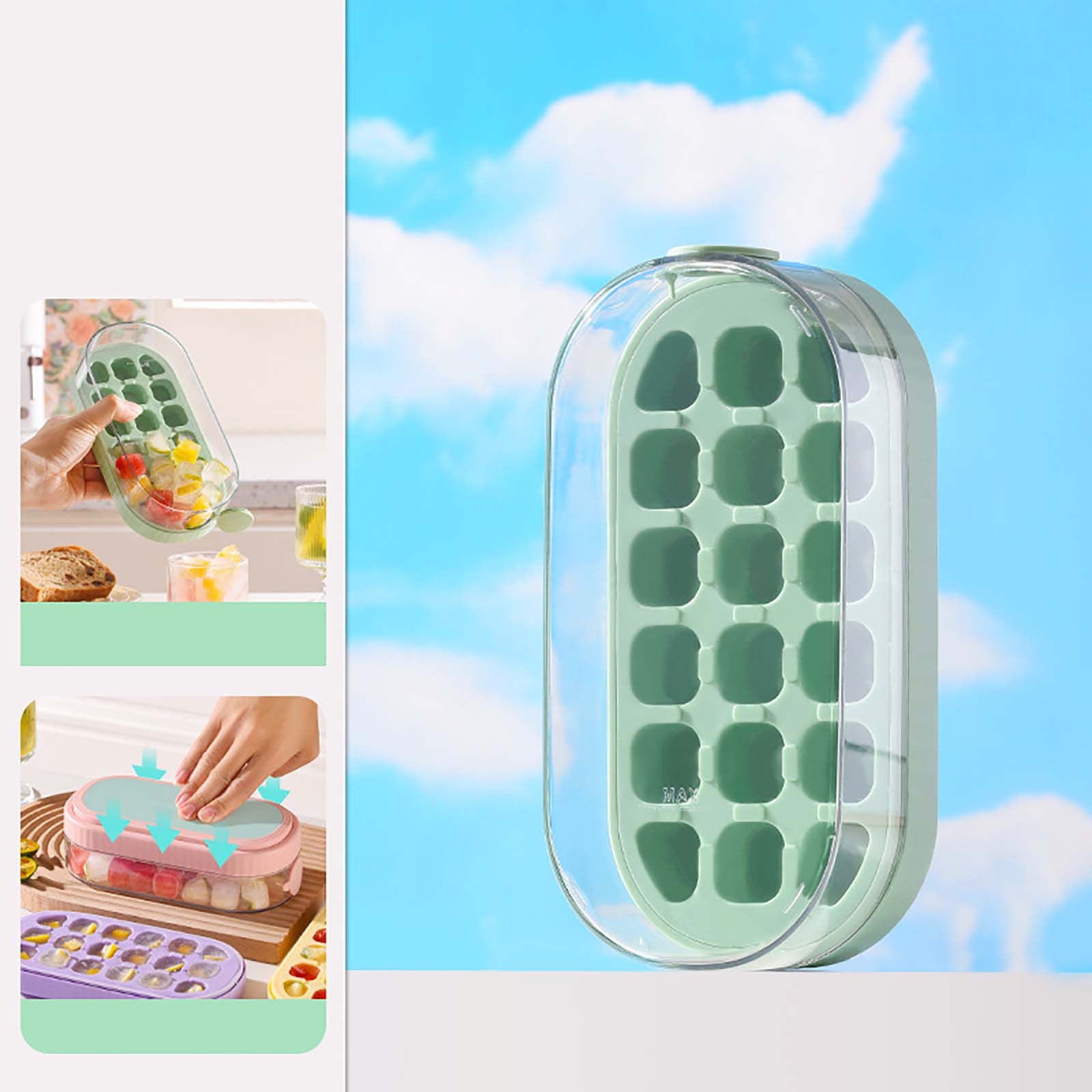 Deeceymbur 2-in-1 Zero Touch Ice Cube Mold – Vertical Press Release ...