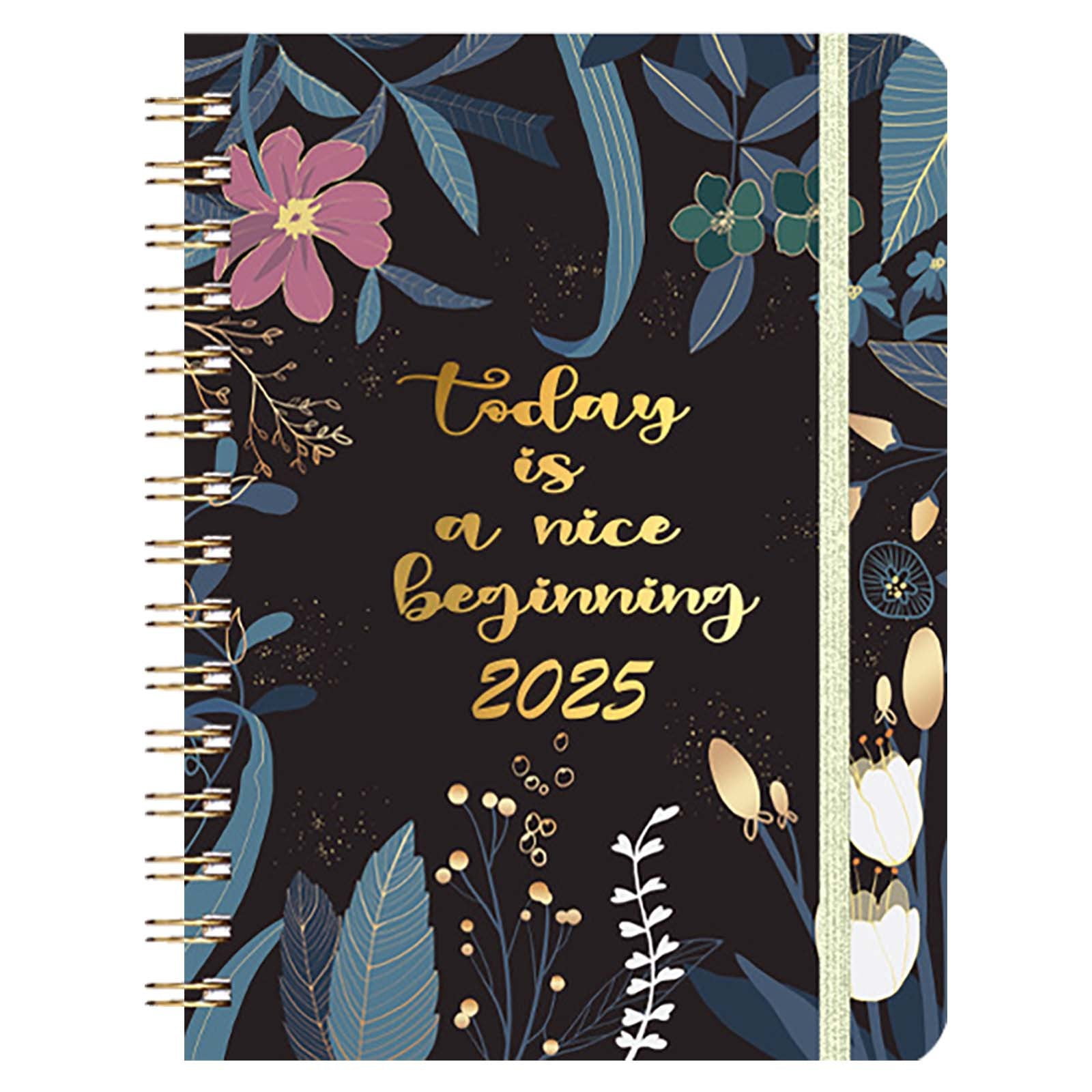 Deeceymbur 2025 Weekly Plan A5 Coil Notebook Calendar - Walmart.com