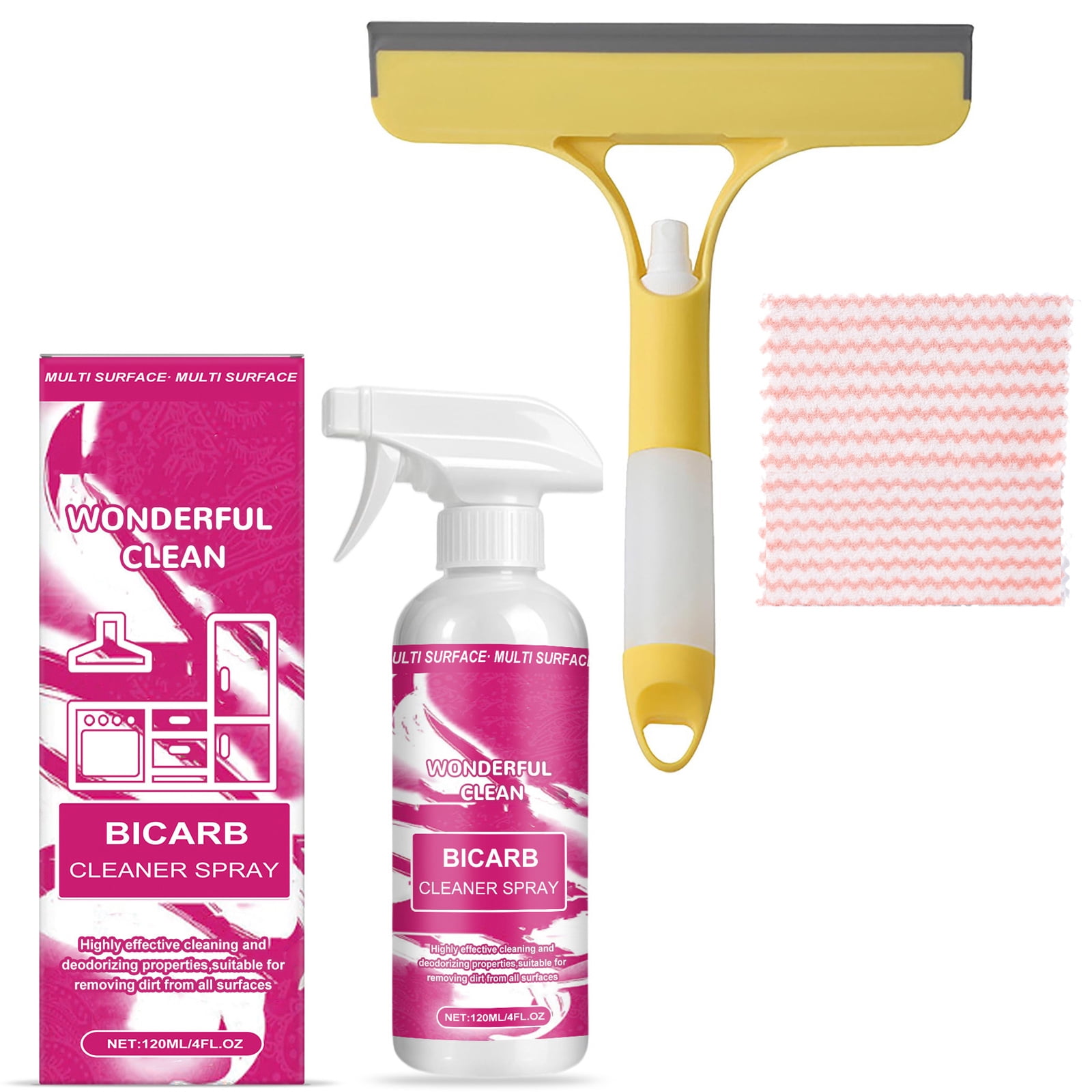 Deeceymbur 3 in 1 Window Cleaning Scraper Multi Functional Cleaning ...