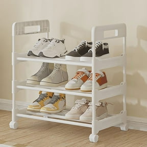 Yescom Portable 6-Pair Boot Rack, Black Metal Organizer, Easy to ...