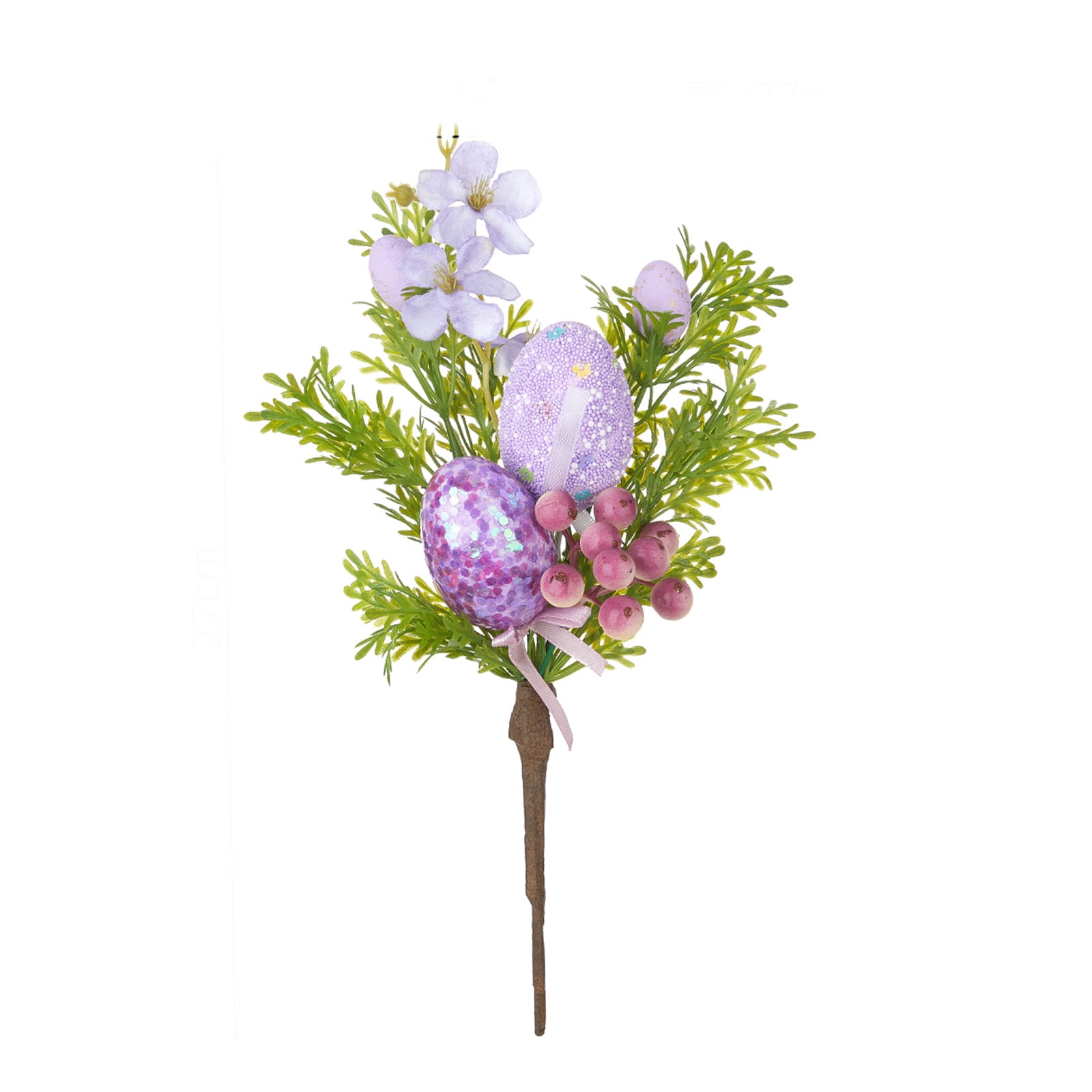 Deeceymbur 6 PCS Easter Decorations Artificial Easter Flower Spring ...