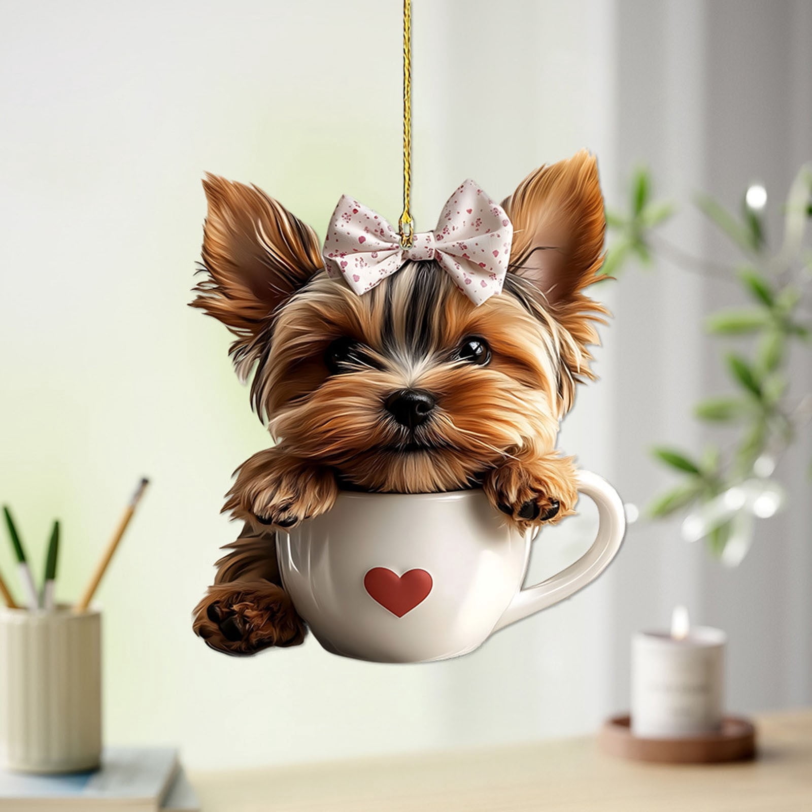 Deeceymbur Acrylic Cartoon Animals Keychain for Car Backpack Rearview ...