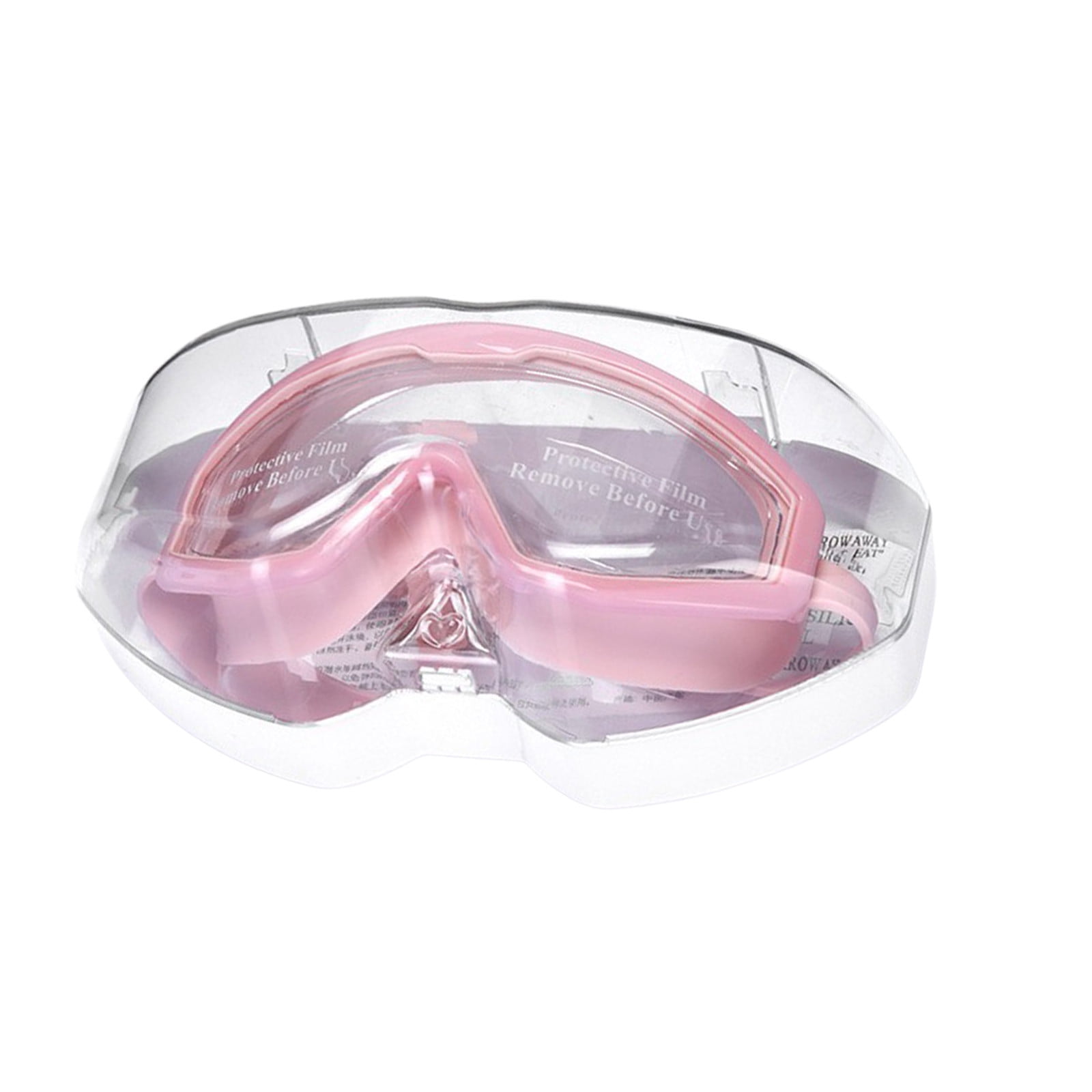 Deeceymbur Anti Fog Swimming Goggles Large Frame Macaron UV Protection ...