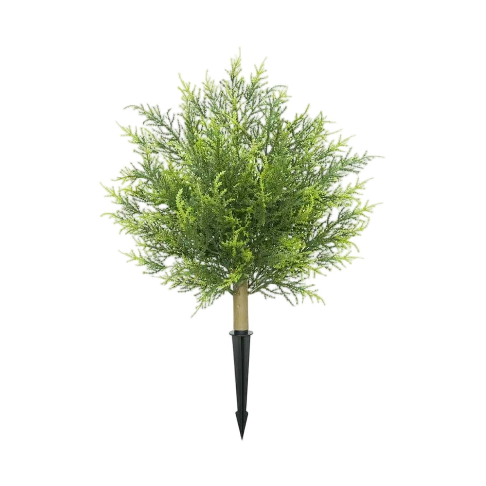 Deeceymbur Artificial Christmas Tree Detachable Ground Spike Potted ...