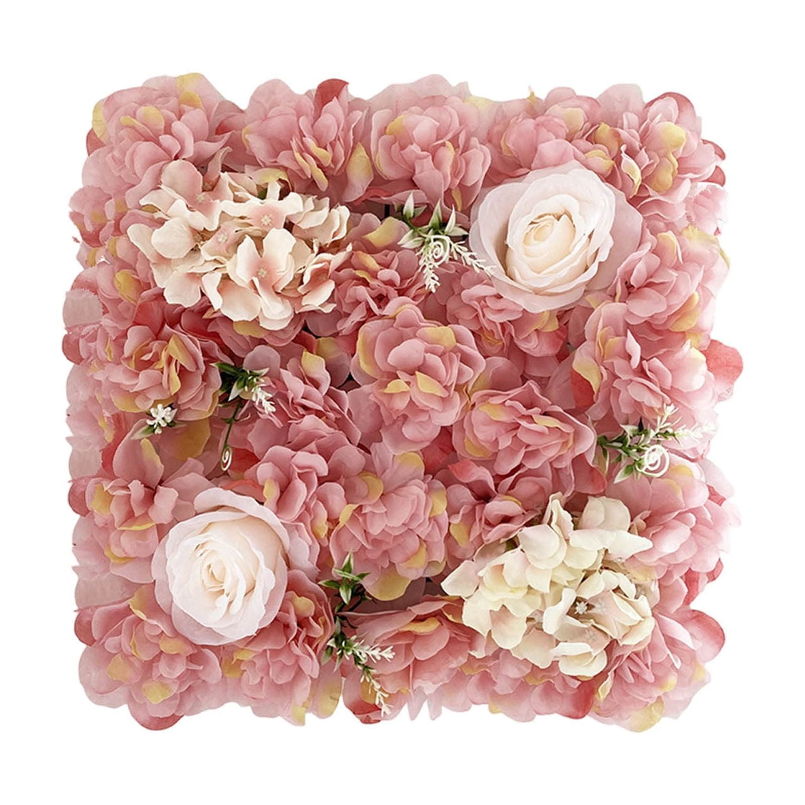 Deeceymbur Artificial Flower Wall Panels 3D Flower Backdrop Panel 13 ...