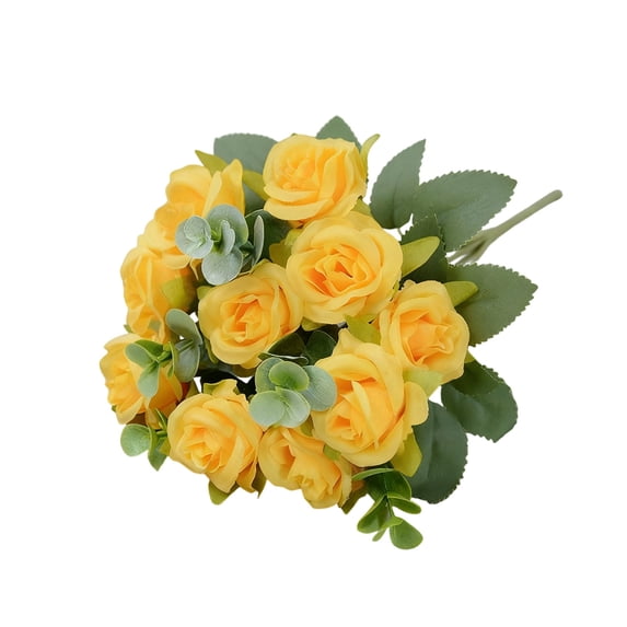 Deeceymbur Artificial Money Roses Bouquet Multicolor Fake Flowers for ...