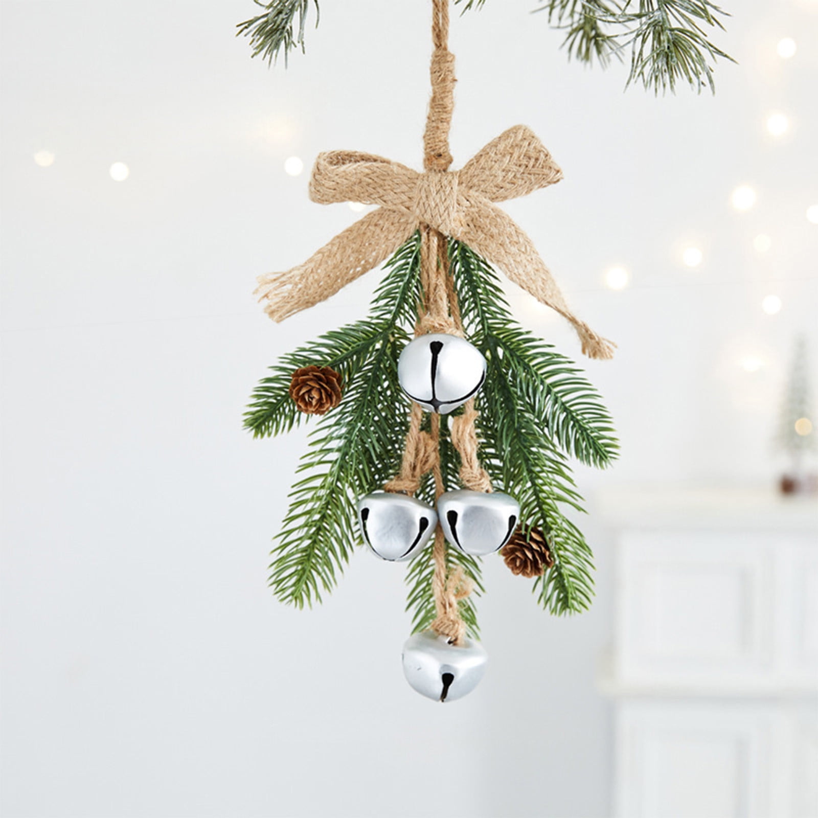 Deeceymbur Christmas Bellss Ornament Jingle Bells Decorations Rope for ...
