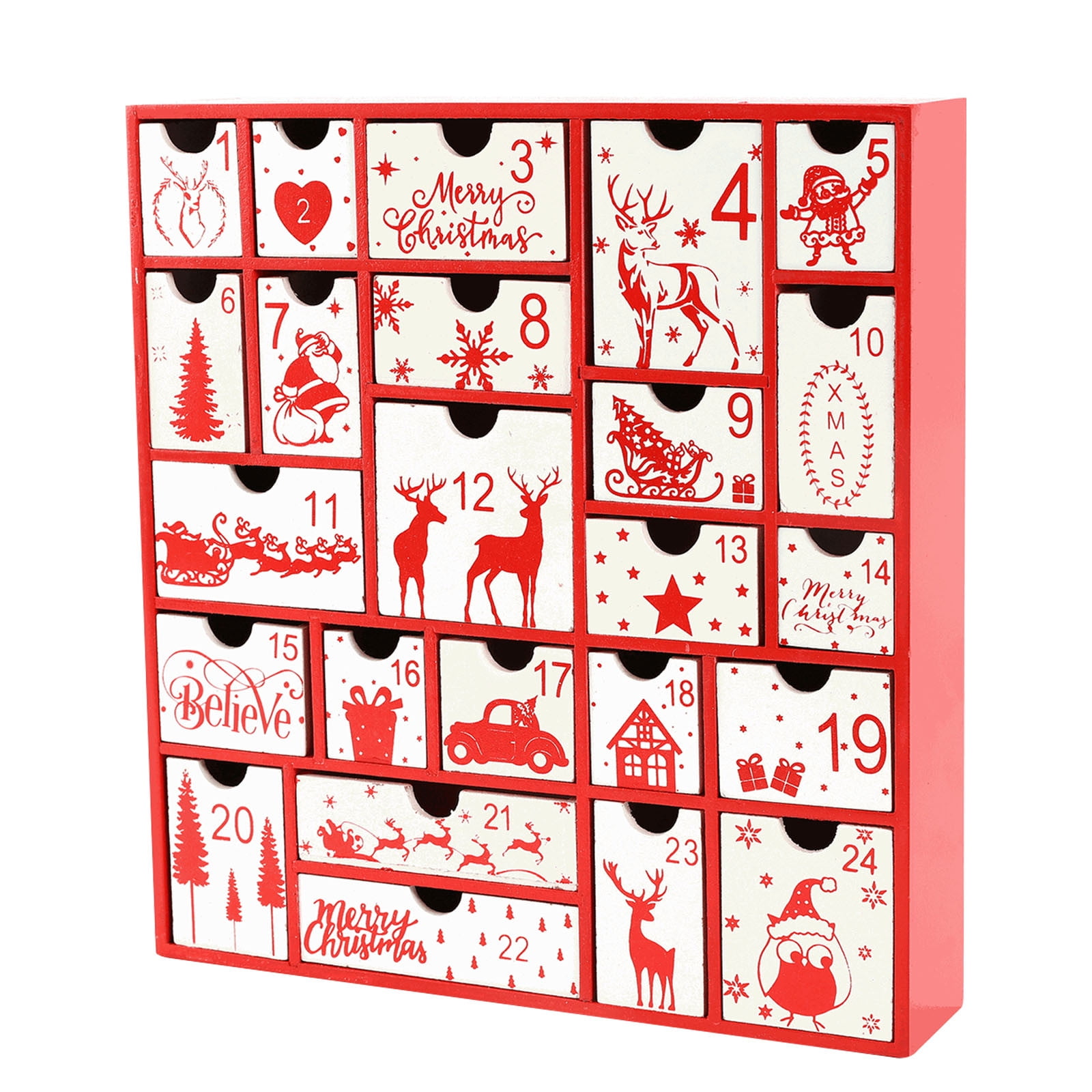 Deeceymbur Christmas Countdown Gift Box Festive Calendar Gift Set for ...