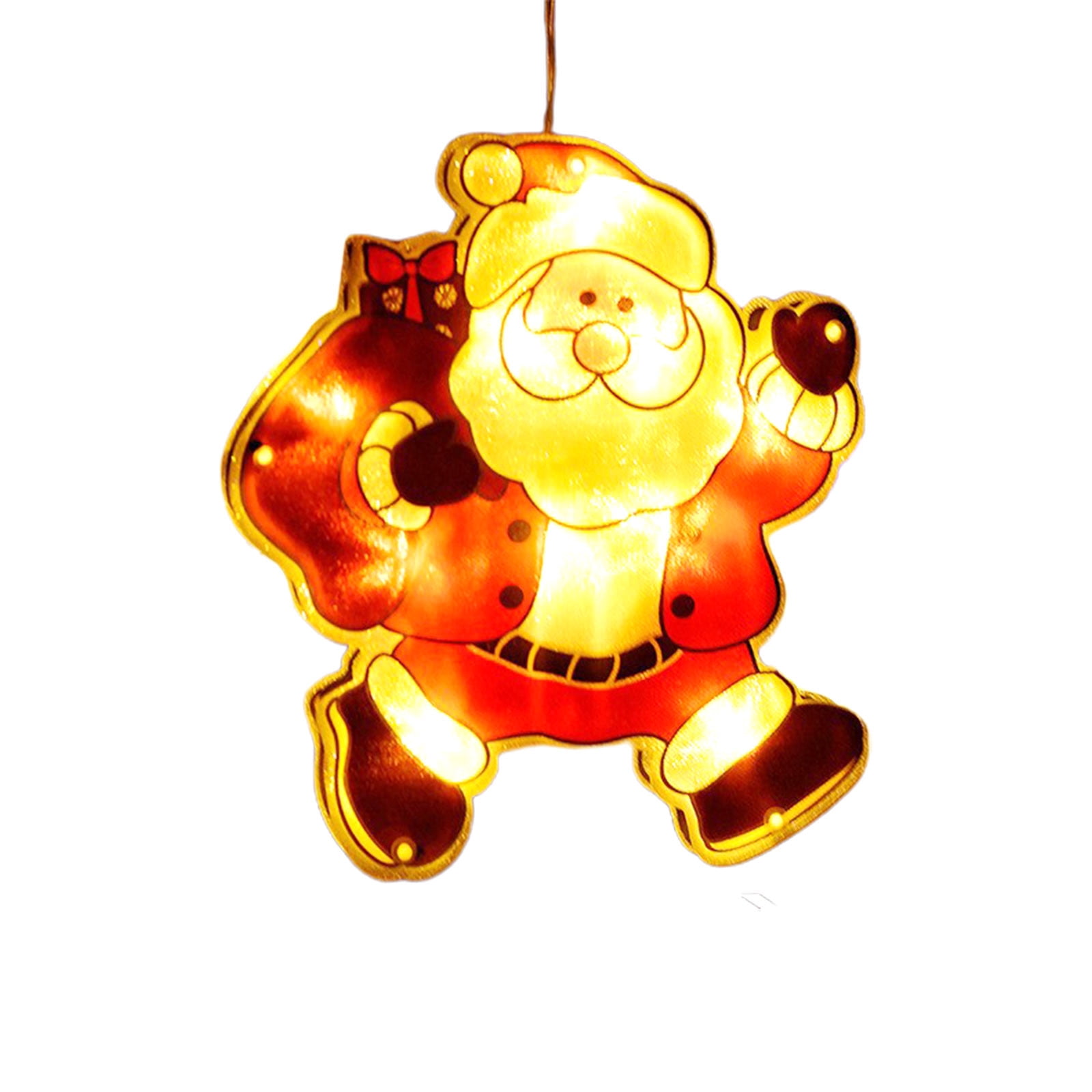 Deeceymbur Christmas Decoration Lights Window Cling Hanging Lights Shop ...