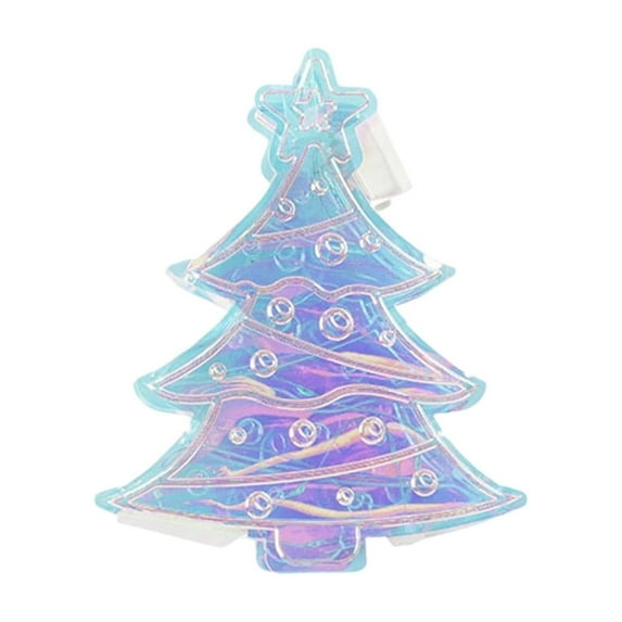 Deeceymbur Christmas LED Light Up Ornaments Colorful Hanging Signs for ...